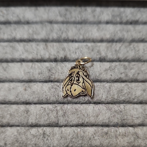 Disney | Jewelry | Vintage 4k Yellow Gold Disney Eeyore Pendant Charm ...